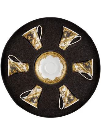 Versace lot tasses et soucoupes I Love Baroque - Blanc