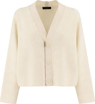 Fabiana Filippi Femme, Pulls, Jaune, Taille: 36 FR Cardigan