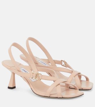 Jimmy Choo London Sandalen Jess 95 aus Leder