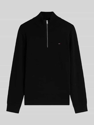 Tommy Jeans Slim Fit Troyer aus reiner Baumwolle