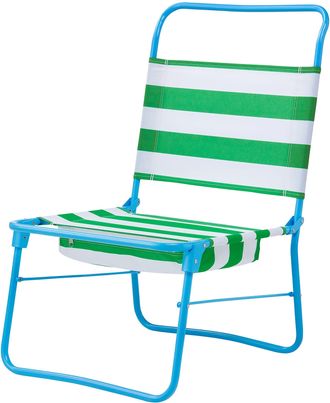 IKEA STRANDÖN Strandstuhl weiß/grün/blau