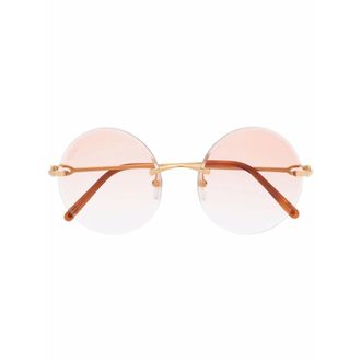 Cartier C-Decor Sonnenbrille - - Accessories - Damen - Gelb - 56 MM