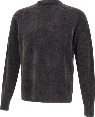 Roberto Ricci Design Rrd, Homme, Pulls, Gris, Taille: 2XL Velvet Round Knit