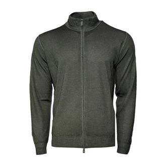 Fedeli Favonio Cardigan - - Knitwear - Herren - Gr&uuml;n - 2XL
