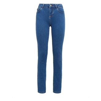 Philipp Plein Femme, Jeans, Bleu, Taille: W28 Denim Pantalons Slim Fit