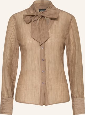 s.Oliver Black Label S.Oliver Black Label Schluppenbluse braun