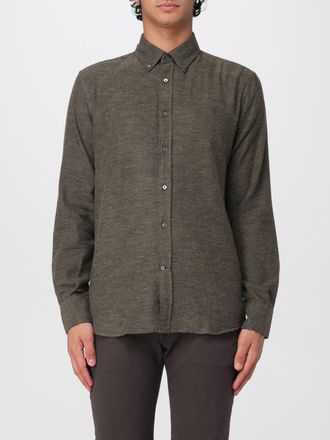 Brooksfield Chemise en jersey &agrave; manches longues avec col boutonn&eacute;