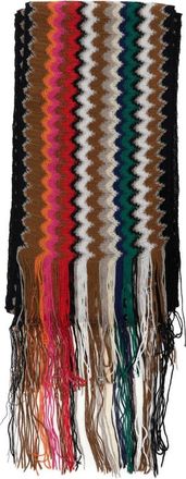 Missoni Femme, Accessoires, Multicolore, Taille: ONE Size Zig zag viscose blend scarf