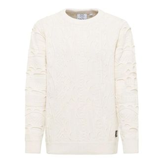 Carlo Colucci Herren, Strickwaren, Wei&szlig;, XSGr&ouml;&szlig;e