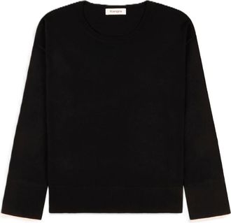 KANGRA Femme, Pulls, Noir, Taille: 38 FR Pull ras du cou