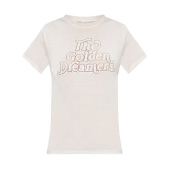 Golden Goose Seide & Nylon Wei&szlig;e T-Shirts und Polos - - Tops - Damen - Wei&szlig; - M