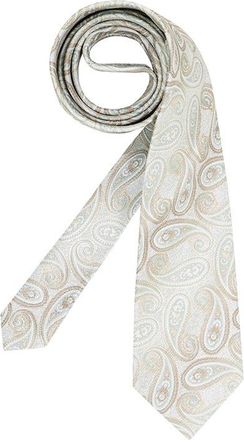 Olymp Herren Krawatte gr&uuml;n Seide gemustert