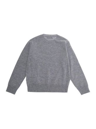 Dsquared2 Boys Crewneck Sweater Grey Wool Tops Top