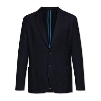 Paul Smith Wollblazer mit Taschen - - Jackets - Herren - Blau - M