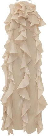 Actualee Femme, Robes, Beige, Taille: 40 FR Robes de soir&eacute;e