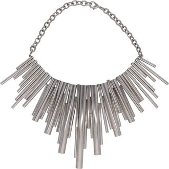 Vintage tubes necklace - Silber