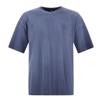Herno MC Sfumata T-Shirt - - Tops - Herren - Blau - XL