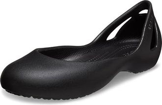 Crocs Femme Kadee Chaussures Plates, Black/Black, 37/38 EU