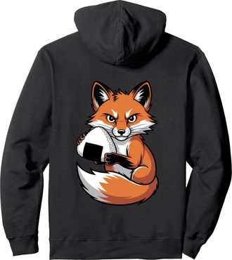 Shinkai Clever Fox mit Ramen Japan Streetwear Pullover Hoodie