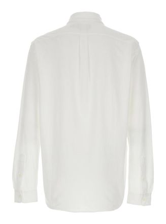 Polo Ralph Lauren Mens Shirt White Piqu&eacute; Cotton