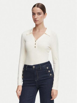 Morgan Pullover 252-MBANOU Creme Slim Fit