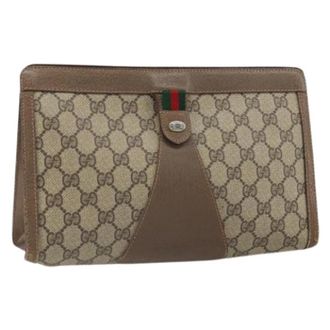 Gucci Pochette Pre-owned - Femme - Pre-owned - Beige - Taille: ONE Size