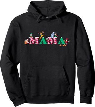 Disney Mama Candy Cane Holiday Christmas Family Trip Gift Pullover Hoodie