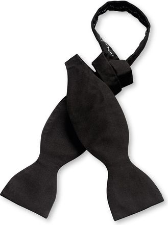 CHARLES TYRWHITT Ungebundene Fliege aus Barathea-Seide - Schwarz