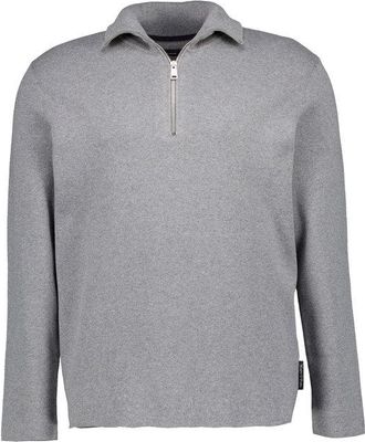 Marc O'Polo Herren Troyer grau Baumwolle unifarben