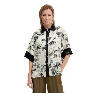 Karl Lagerfeld Fluid PJ Blouse - - Blouses & Shirts - Damen - Mehrfarbig - S