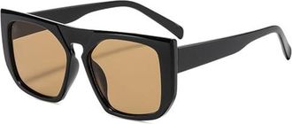 Generic Lunettes De Soleil Carr&eacute;es &Agrave; Grande Monture For Hommes Et Femmes, Tendance, For Lext&eacute;rieur, Les Vacances D&eacute;placements(Brown)