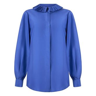 Alberta Ferretti Damen, Blusen & Hemden, Blau, XLGr&ouml;&szlig;e