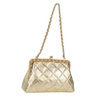 Chanel Pre-owned Vintage Leder Clutch - - Pre-owned - Damen - Gelb - ONE SIZE