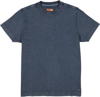 Emilio Adani T-Shirt Herren T-Shirt mit Farbeffekt, Indigoblau
