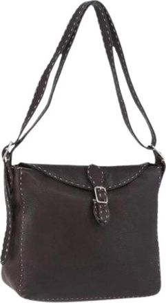Fendi Sac bandouli&egrave;re vintage Pre-owned - Femme - Pre-owned - Brun - Taille: ONE Size