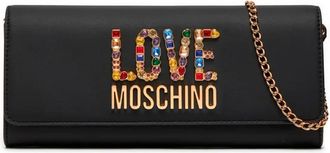 Love Moschino Damen Schultertasche, Schwarz Schultertasche, Schwarz