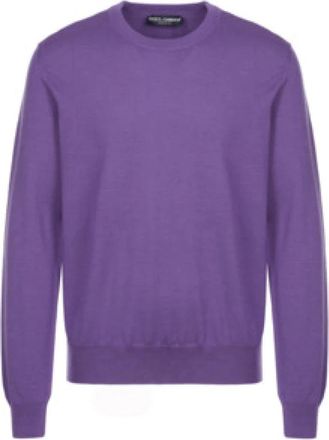 Dolce & Gabbana Lila Herren Pullover & Strickjacke - - Knitwear - Herren - Lila - 2XL
