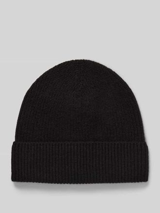 Christian Berg Mütze aus reinem Kaschmir in Strick-Optik