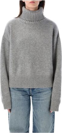 Extreme Cashmere N&deg;434 Crop Xtra - - Knitwear - Damen - Grau - ONE SIZE