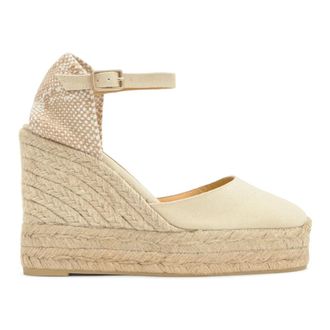 Castaner Femme, Chaussures, Beige, Taille: 40 EU Carol Wedge Espadrille