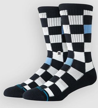 Stance Chef Check Crew Socks black