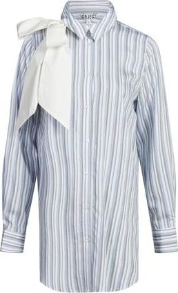 Object Chemise &agrave; rayures avec noeud