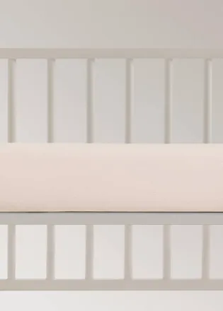 Mango Drap plat berceau en coton lav&eacute; double surpiq&ucirc;re &eacute;cru - Home - 60x120x15cm - MANGO HOME