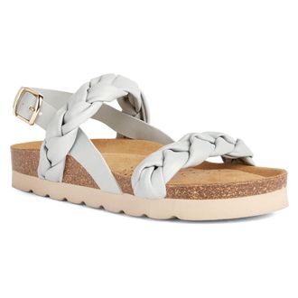 Geox D BRIONIA HIGH Sandal, LT Sky, 35 EU