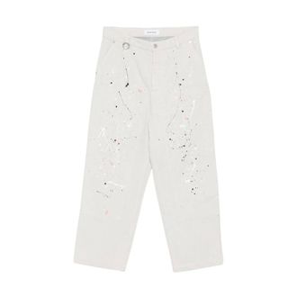 Études Studio Homme, Pantalons, Beige, Taille: M Loose Carpenter Pant