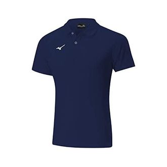 Mizuno Shizuoka Free Time Polo T-Shirt, Bleu Marine, XXXL Homme