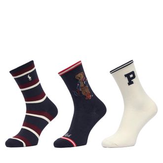 Polo Ralph Lauren Lange Socken Polo Ralph Lauren 455P18196001 Dunkelblau