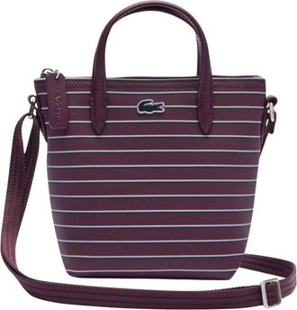 Lacoste Femme, Sacs, Multicolore, Taille: ONE Size Mini Sac Cabas L.12.12 Concept Rayé