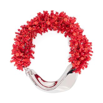 Dries Van Noten Femme, Accessoires, Rouge, Taille: ONE Size Choker Necklace