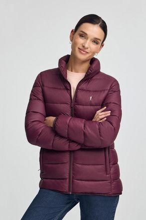 Polo Club Jacke Salma Embroidery burgunderrot mit Rigby Go-Logo